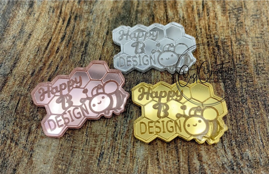 Custom Tumbler Logo Charms - Etsy