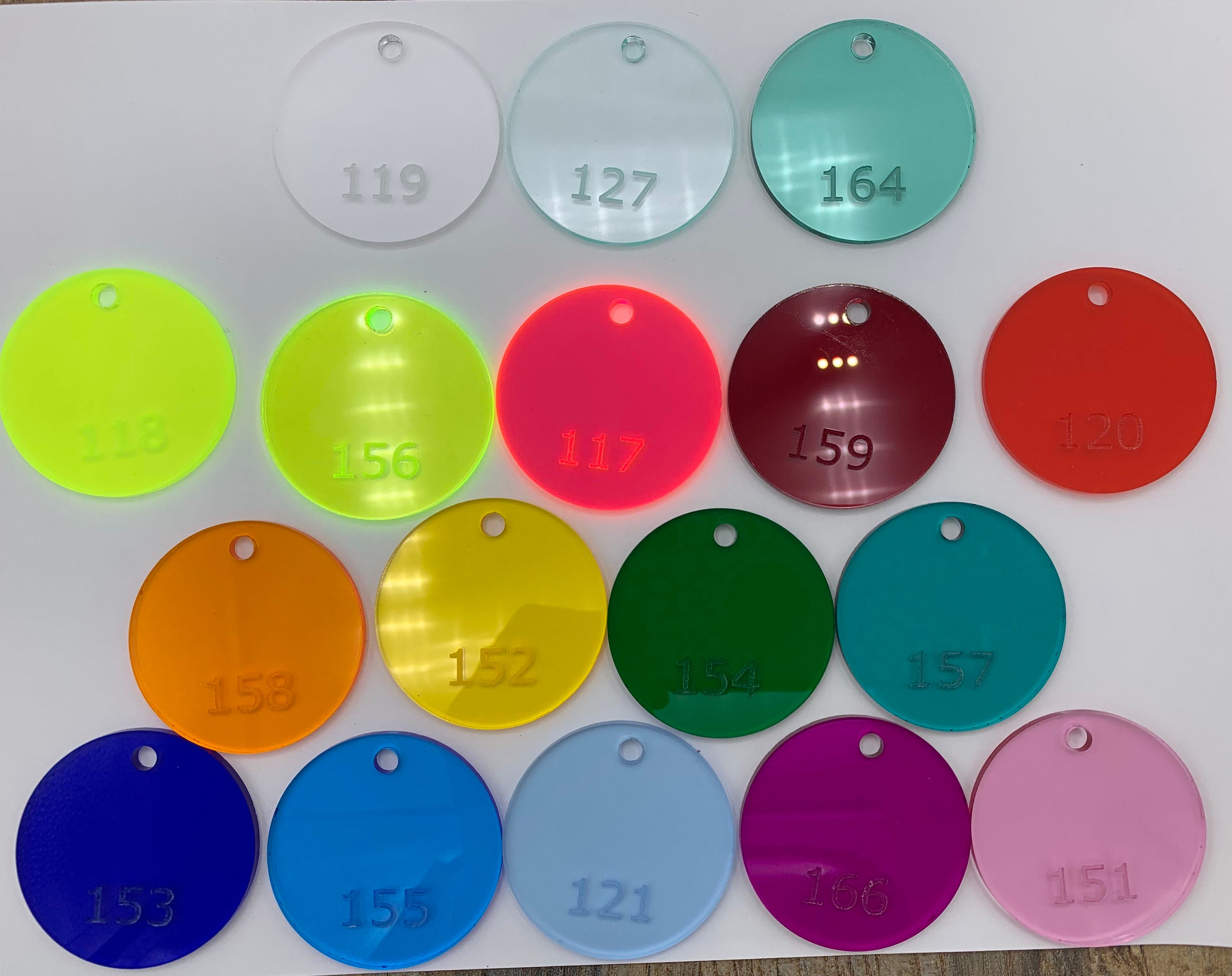 Laser Cut COLORED Acrylic Shapes - Etsy