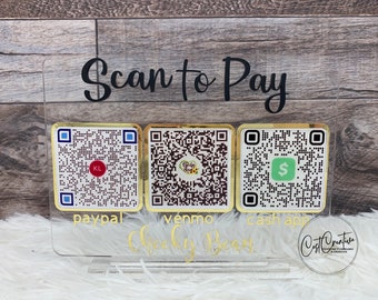 Acrylic Payment Sign - Etsy