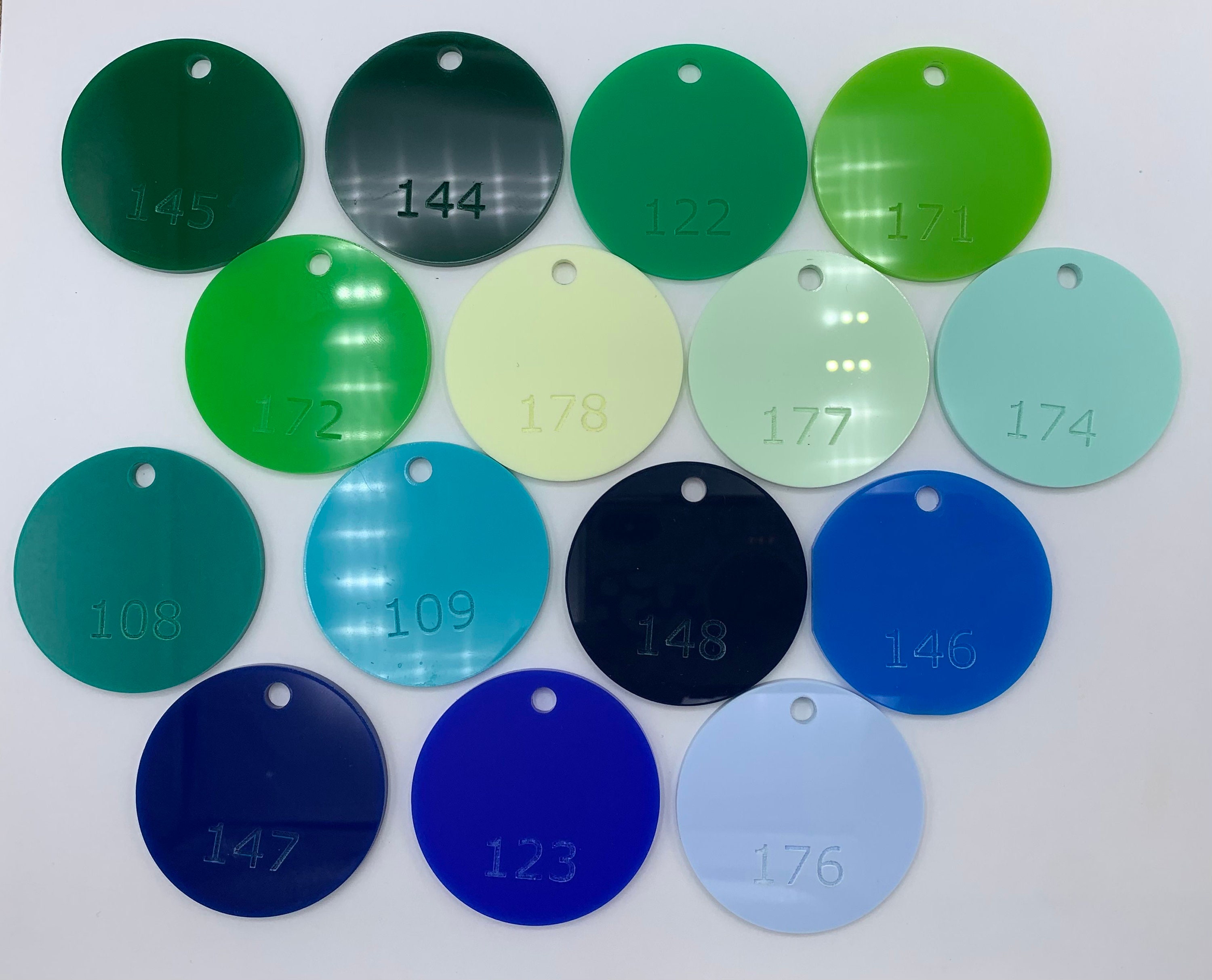Laser Cut COLORED Acrylic Shapes - Etsy