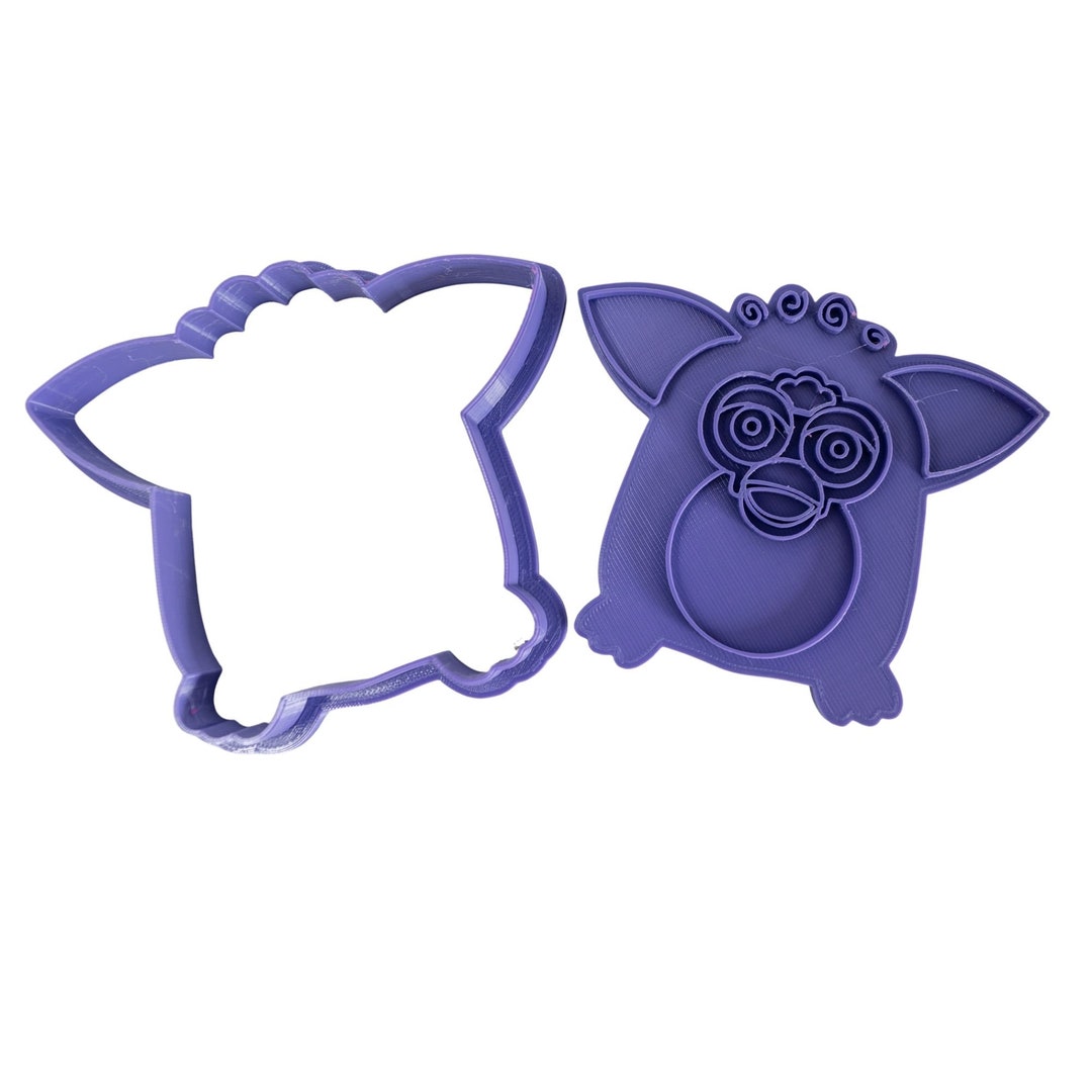 Furby Outline and Stamp 3D Printed Cookie Cutter Set - Etsy Australia