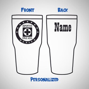 Cruz Azul Laser Engraved 30 Oz Tumbler: Soccer Fan Gift - Etsy