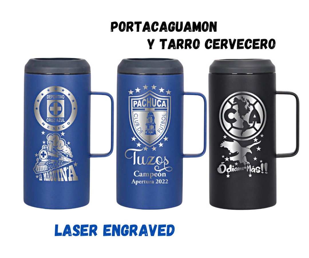 Laser Engraved Beer Bottle Holder: Club America, Cruz Azul, Pachuca (40 ...