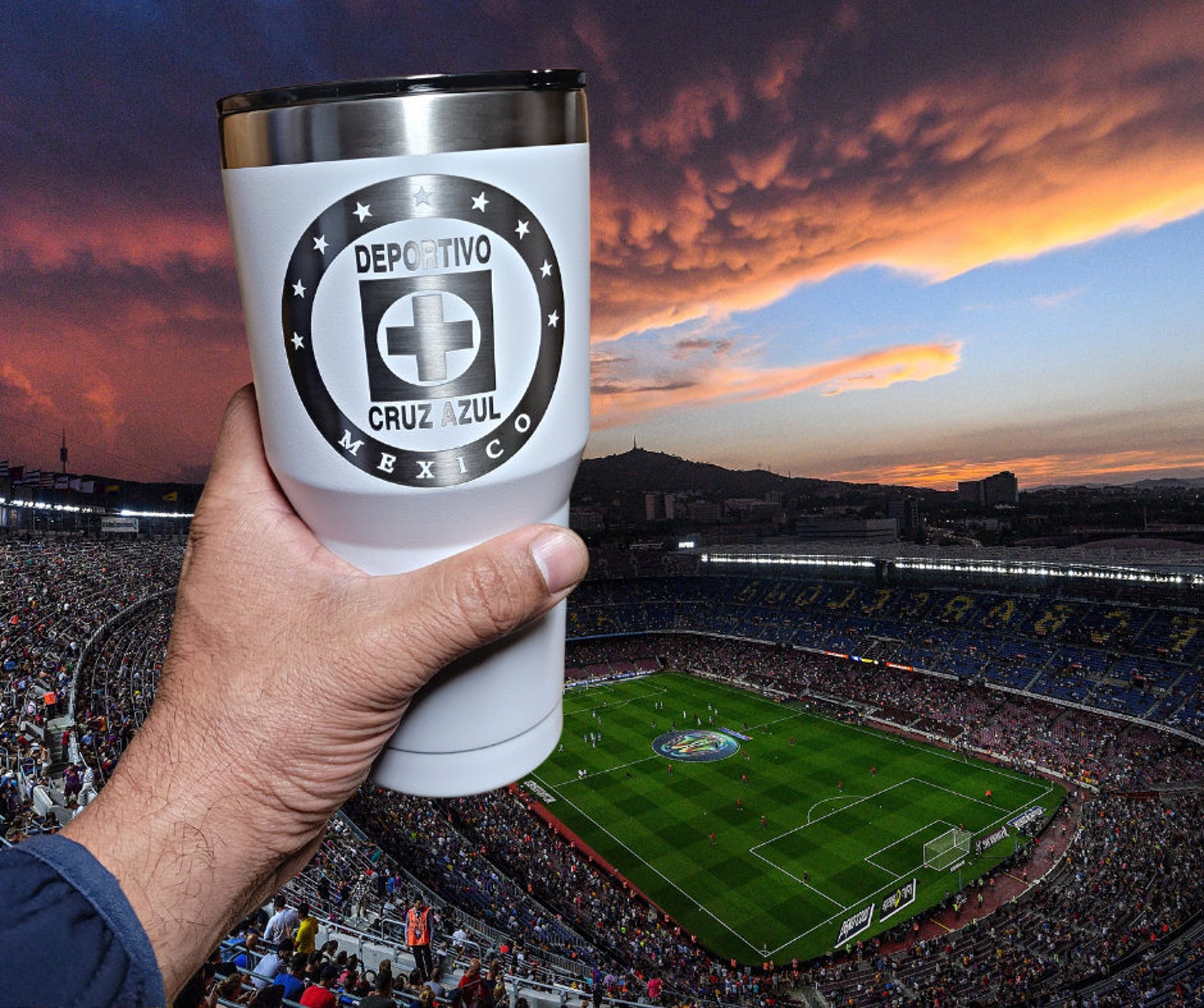 Cruz Azul Laser Engraved 30 Oz Tumbler: Soccer Fan Gift - Etsy
