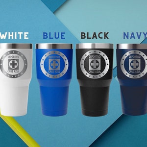 Cruz Azul Laser Engraved 30 Oz Tumbler: Soccer Fan Gift - Etsy