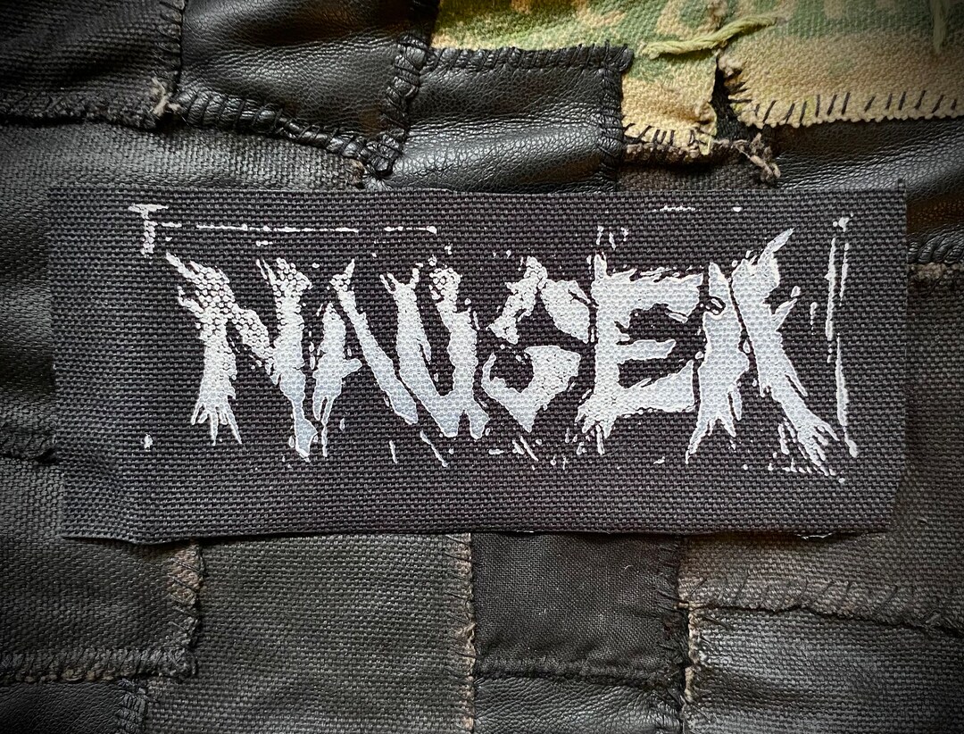 Nausea Linocut Patch - Etsy