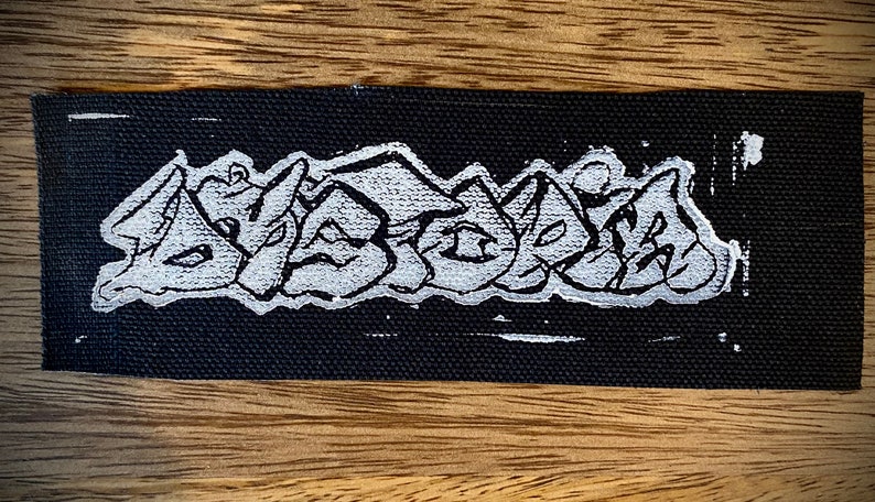 Dystopia Linocut Patch - Etsy