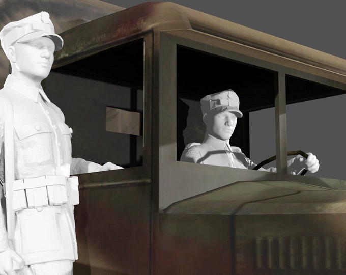WWII Polish Army 1939 Driver Set - Field Cap Wz.37 - 5 Figure Set - Etsy UK
