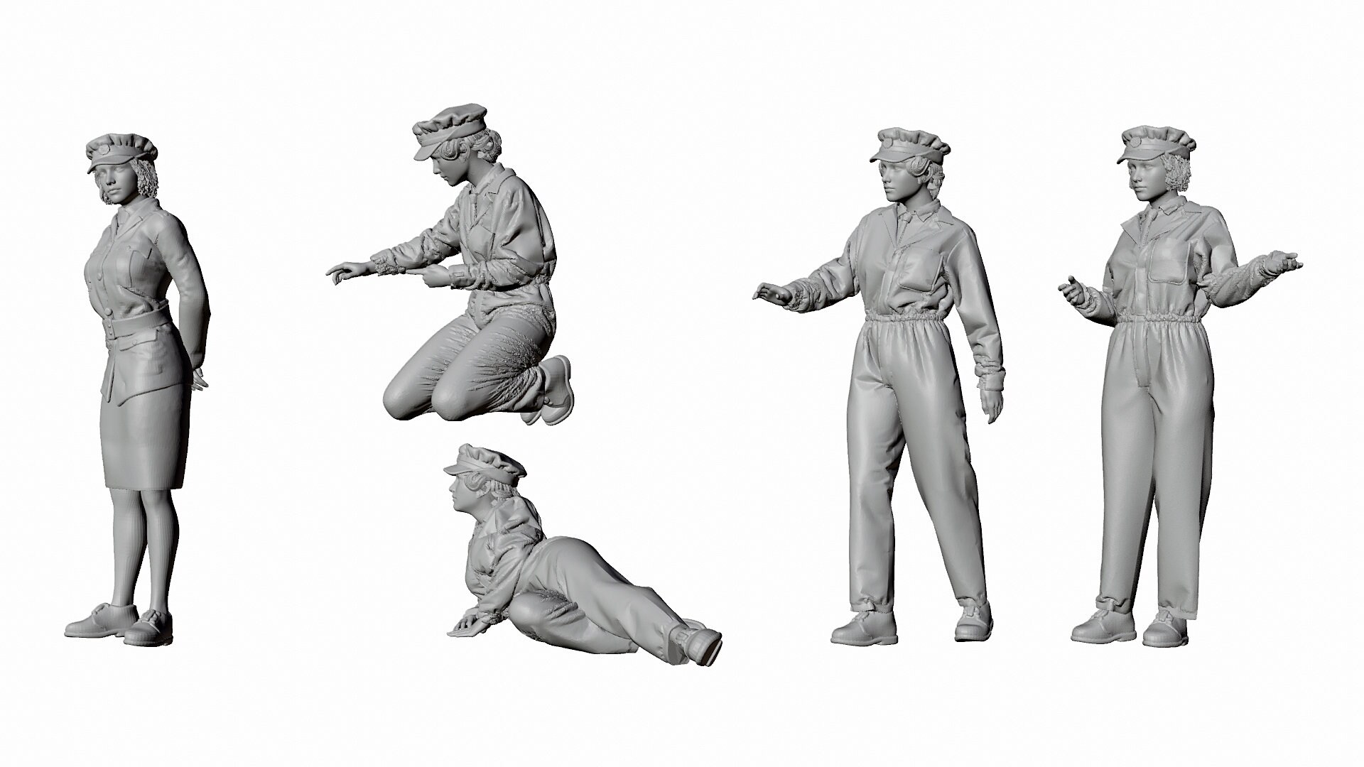 WWII British Auxiliary Territorial Service ATS Mechanics 1/72 - Etsy UK