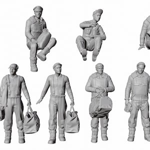 WWII USAAF Bomber Crew - 10 Figure Set - Etsy