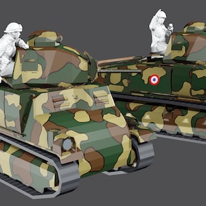 WWII 1940 Battle of France French Tank Commanders - 5 Figure Set - Etsy