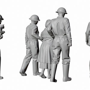 WWII the Blitz - ARP Wardens - Set 1 - 5 Figure Set - Etsy