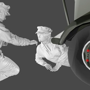 WWII British Auxiliary Territorial Service ATS Mechanics - 5 Figure Set ...