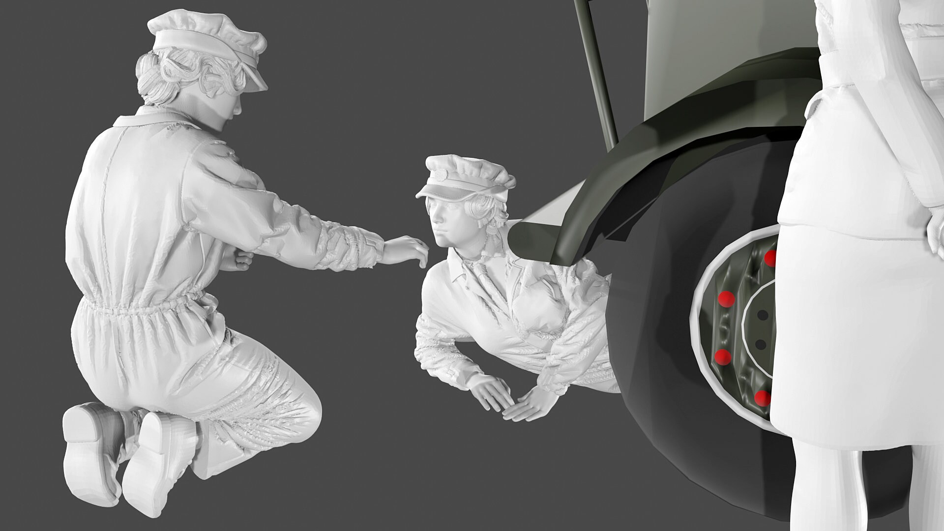 WWII British Auxiliary Territorial Service ATS Mechanics 1/72 - Etsy UK