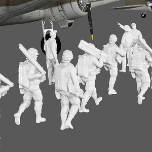 WWII US Airborne - 10 Figure Set - Etsy