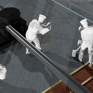 WWII Royal Navy - Swab the Deck - 5 Figure Set - Etsy