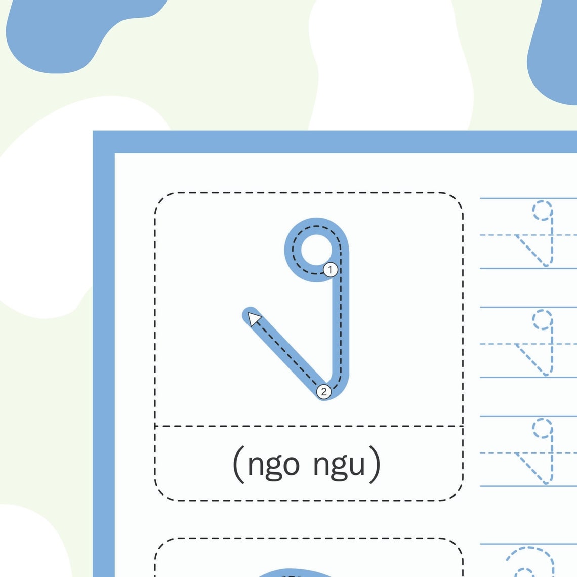 Thai Alphabet Handwriting Sheet Thai Alphabet Worksheets | Etsy