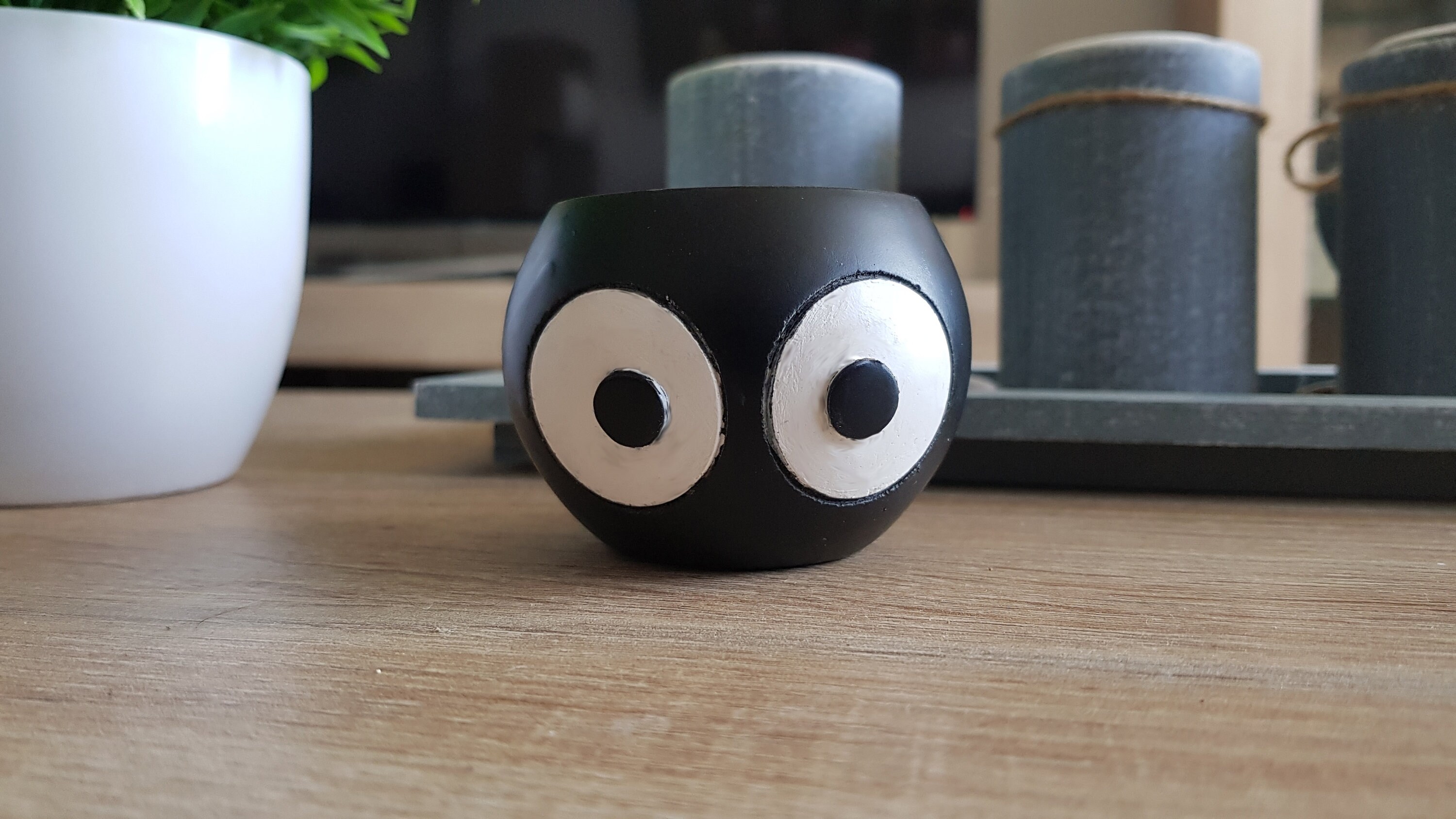 Soot Man / Susuwatari / Soot Man Planter / Anime Planter / | Etsy