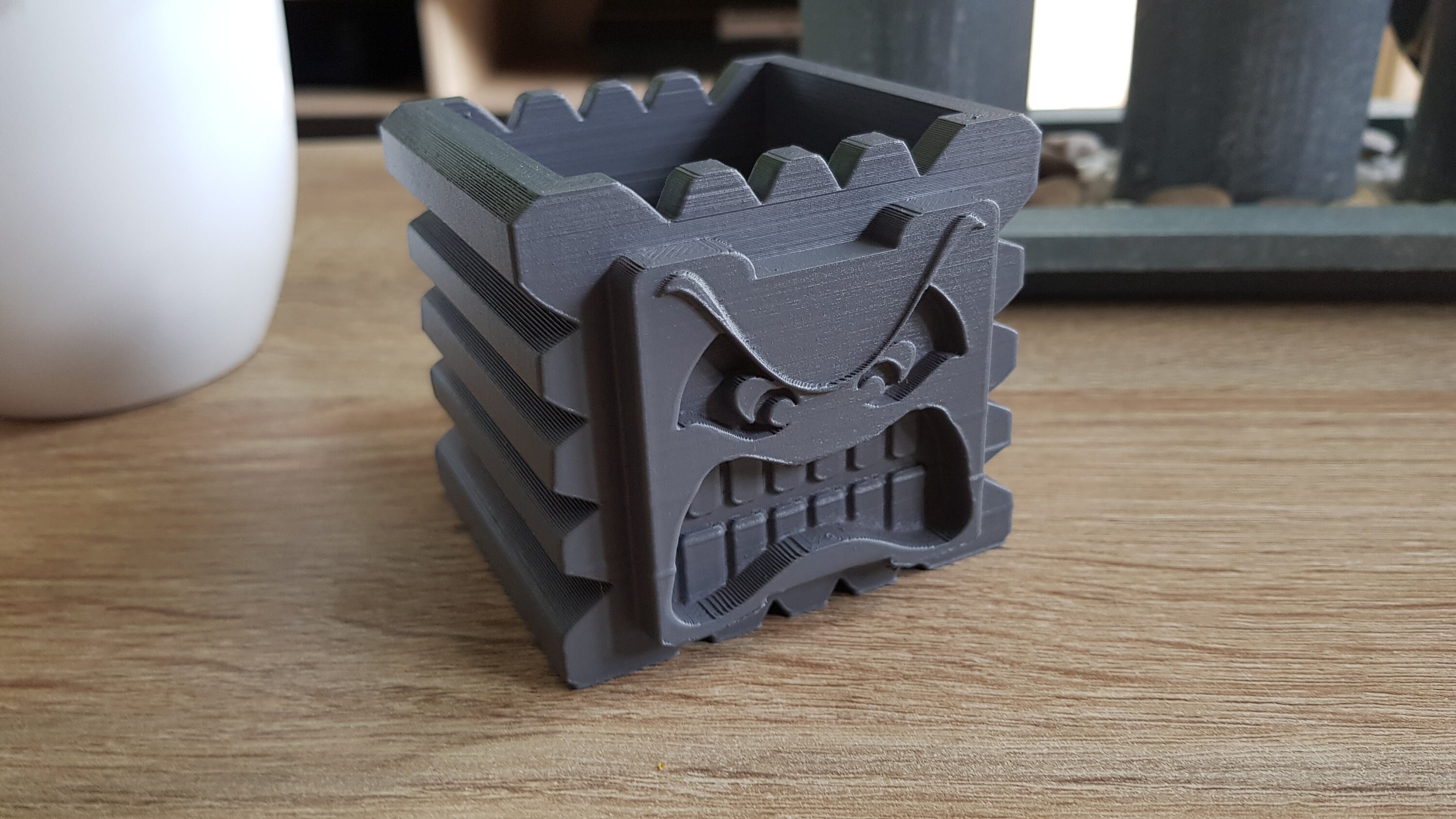 Thwomp Block / Super Mario Thwomp Planter - Etsy Singapore