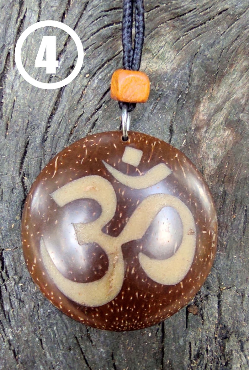 Coconut Shell Vintage Necklace,coco Shell Pendant,gift for Her,for Him ...