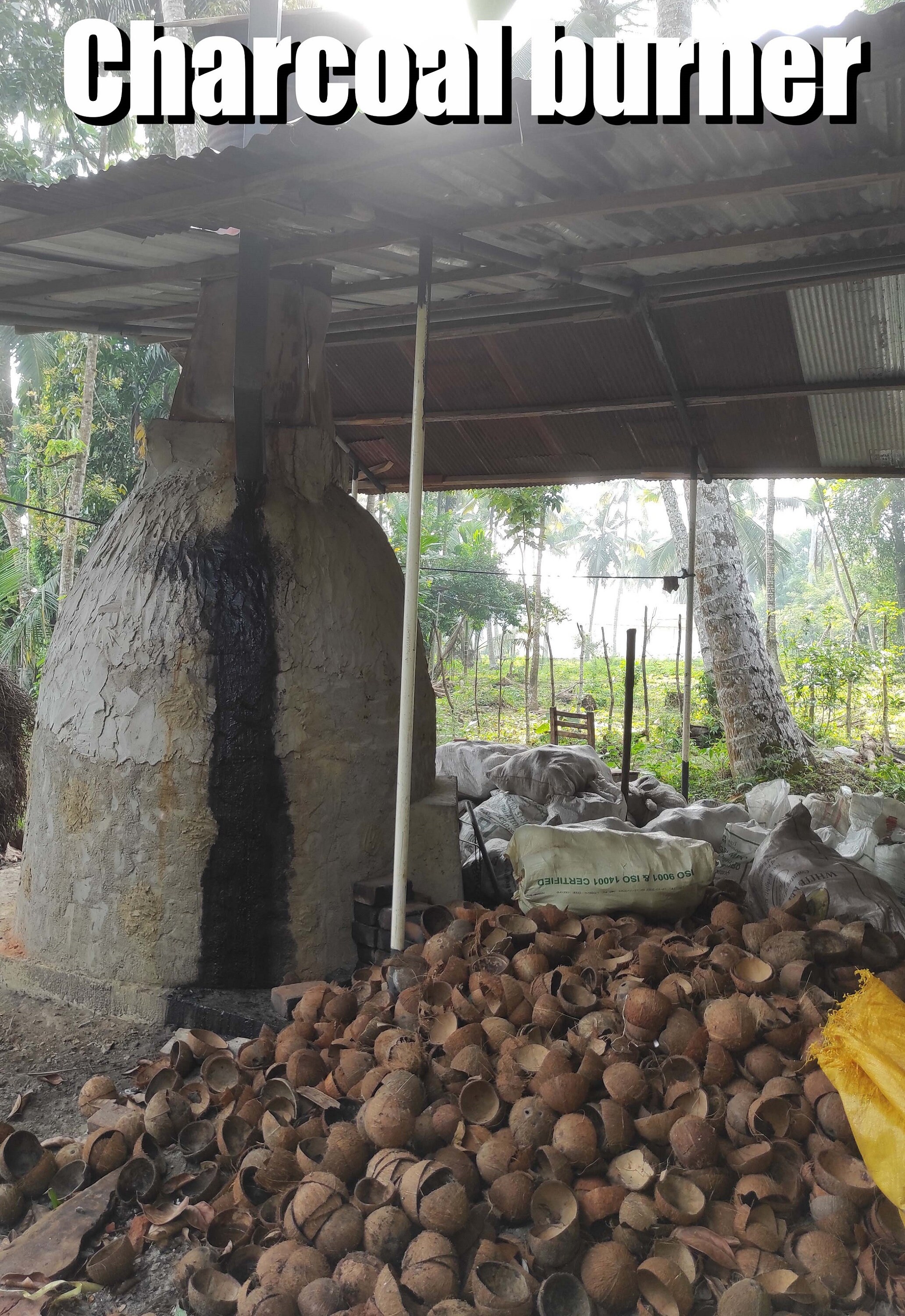 Coconut Shell Charcoal Powder Chips Pieces Active Carbon Activated ...