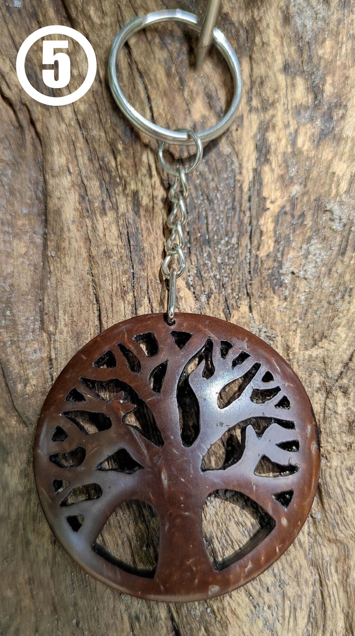 Coconut Shell Handmade Keytags Vintage Sri Lankan Coco Shell Elephant ...