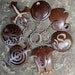 Coconut Shell Handmade Keytags Vintage Sri Lankan Coco Shell Elephant ...