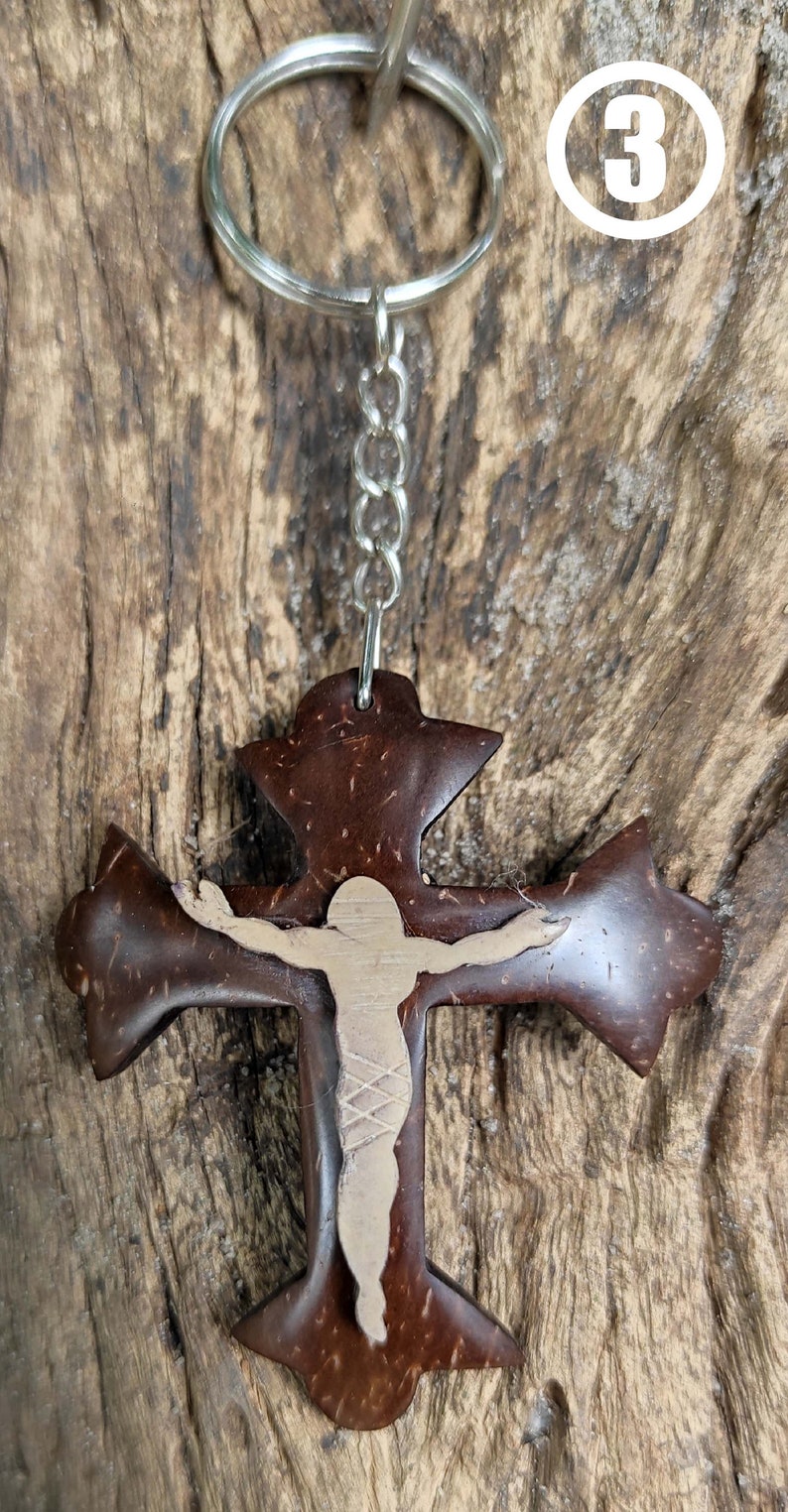 Coconut Shell Handmade Keytags Vintage Sri Lankan Coco Shell Elephant ...