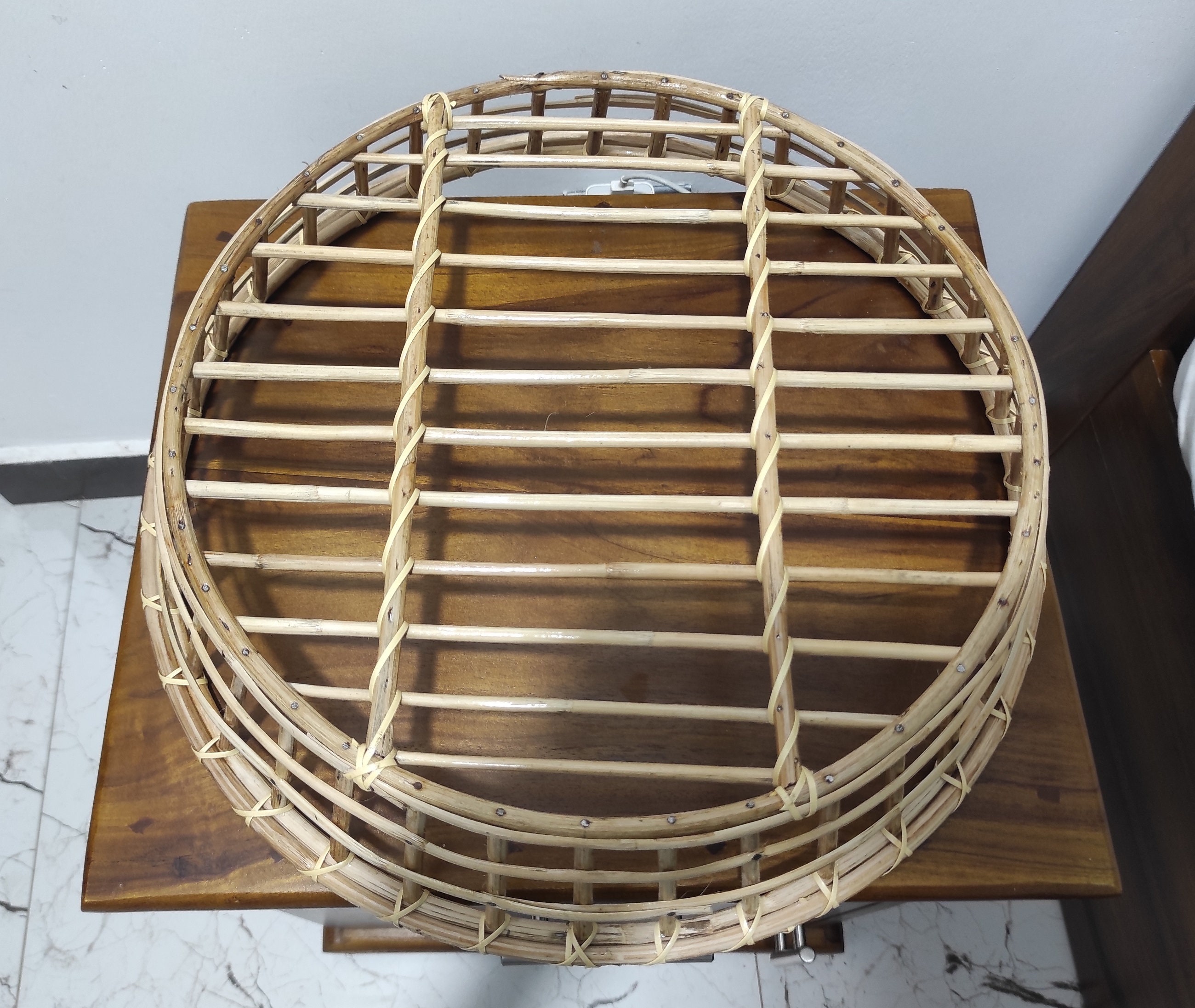 Handmade Cane Basket Cane Furniture Sri Lanka Cane Craft Round Storage ...