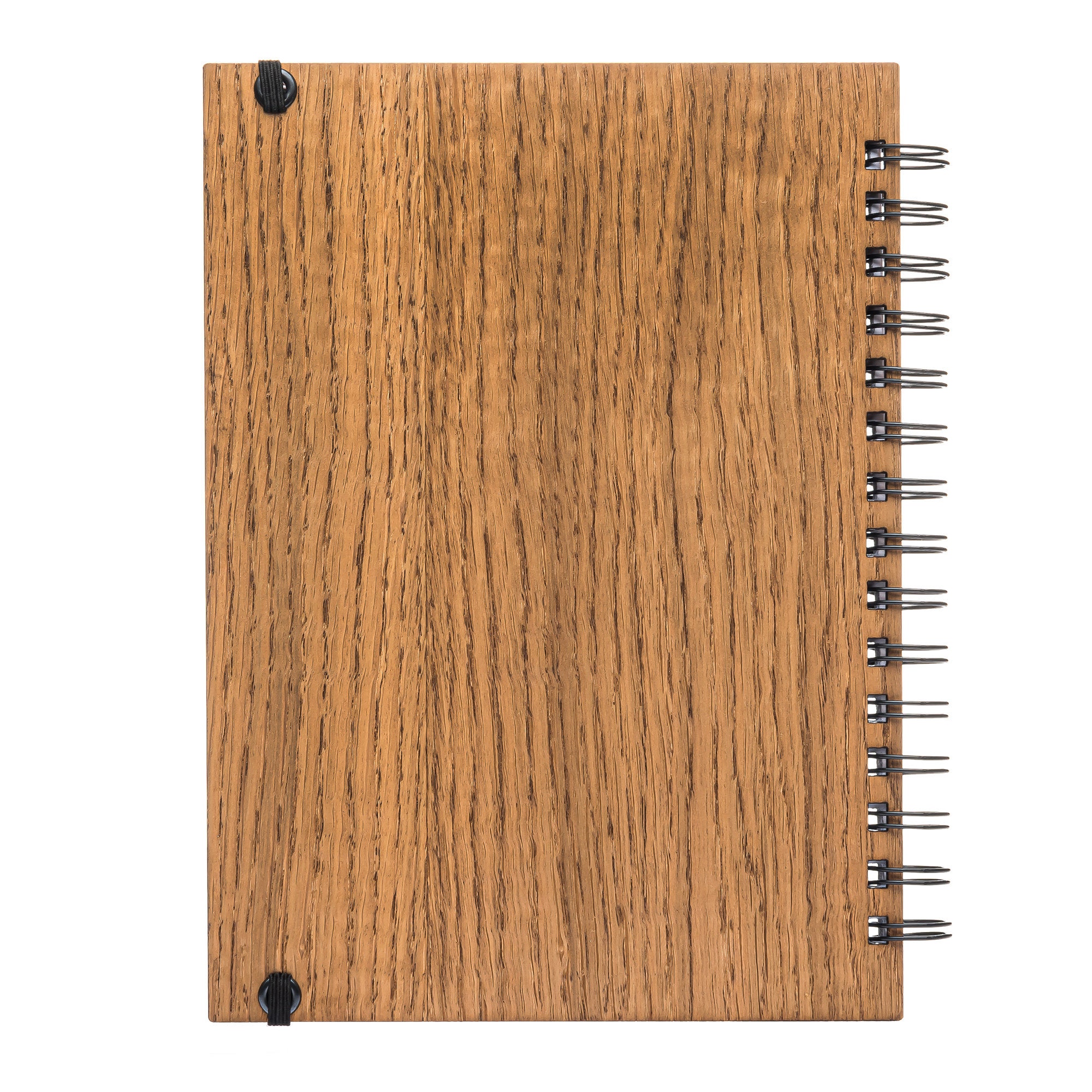 Oak Wood journal Spiral wood Notebook Wood cover notebook | Etsy