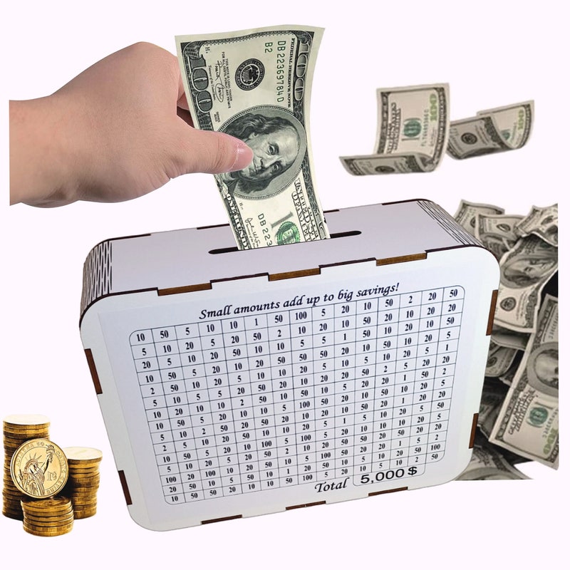 Savings Box - Etsy