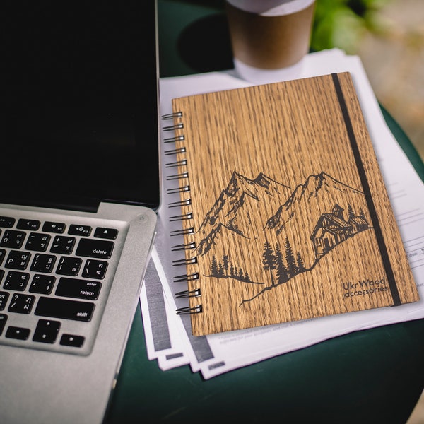 Wooden Notebook - Etsy