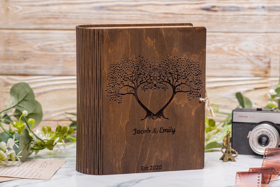 Personalized Gifts for Couple, Memory Box Book Shaped, Custom Keepsake ...