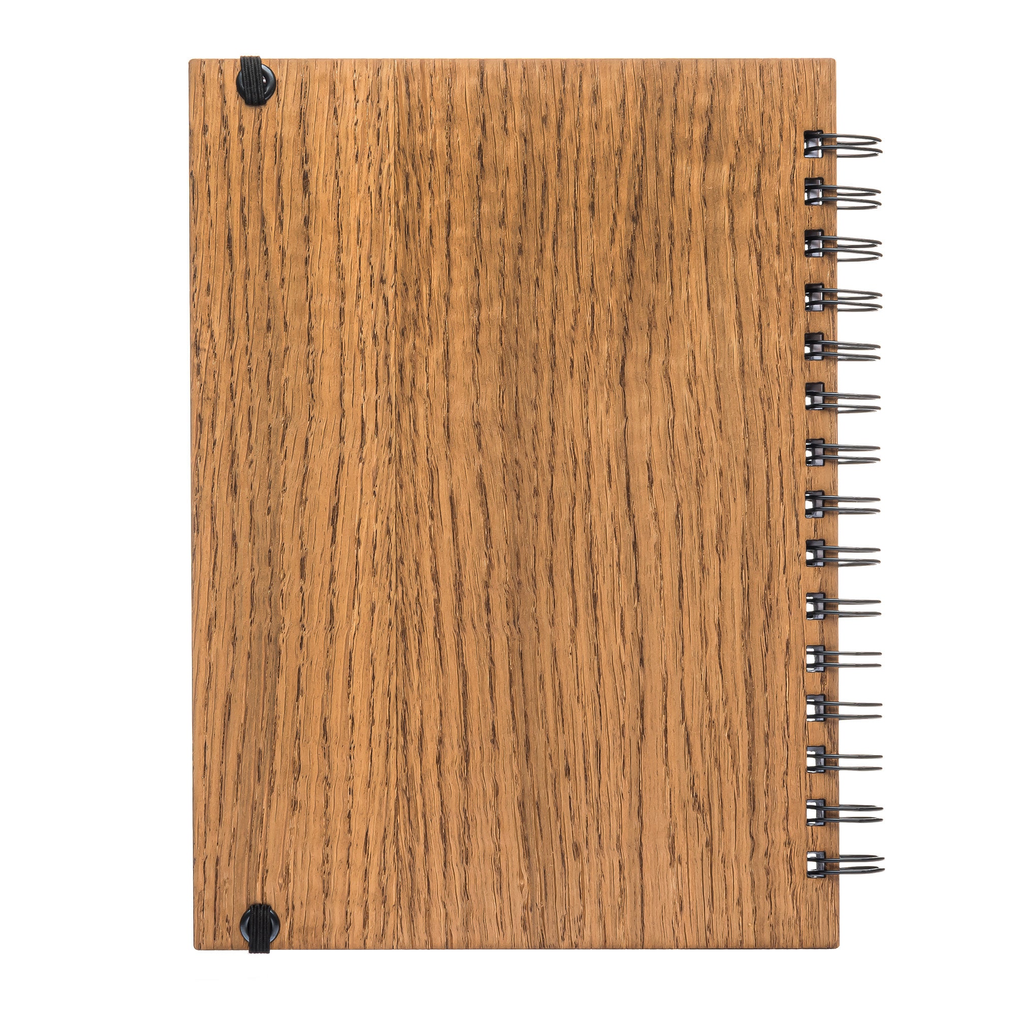Wooden Oak Business Notebook, Wood Hardcover, Wood Journal, Spiral ...