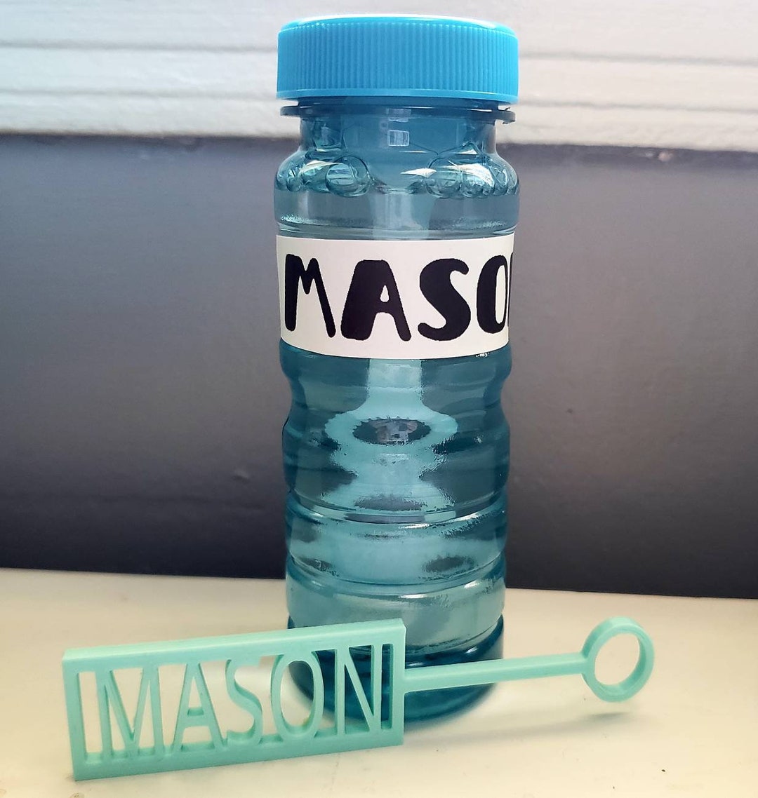 Customizable Name Bubble Wands, Great for Birthday Party, Easter ...