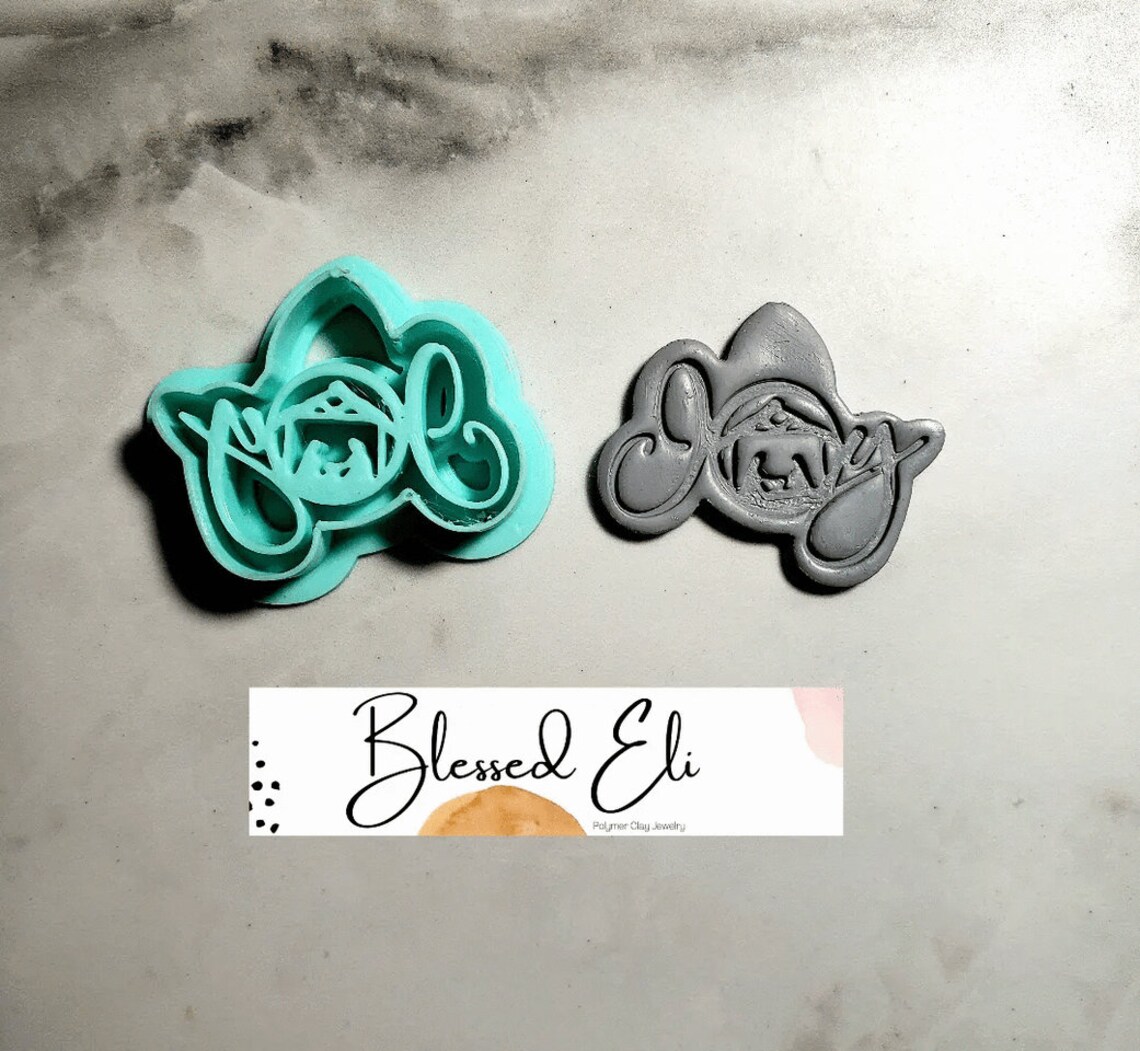 Travel to See Jesus- Polymer Clay Cutters- Nativity Scene, Joy, 3 Wise ...