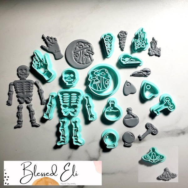 Clay Skeleton - Etsy