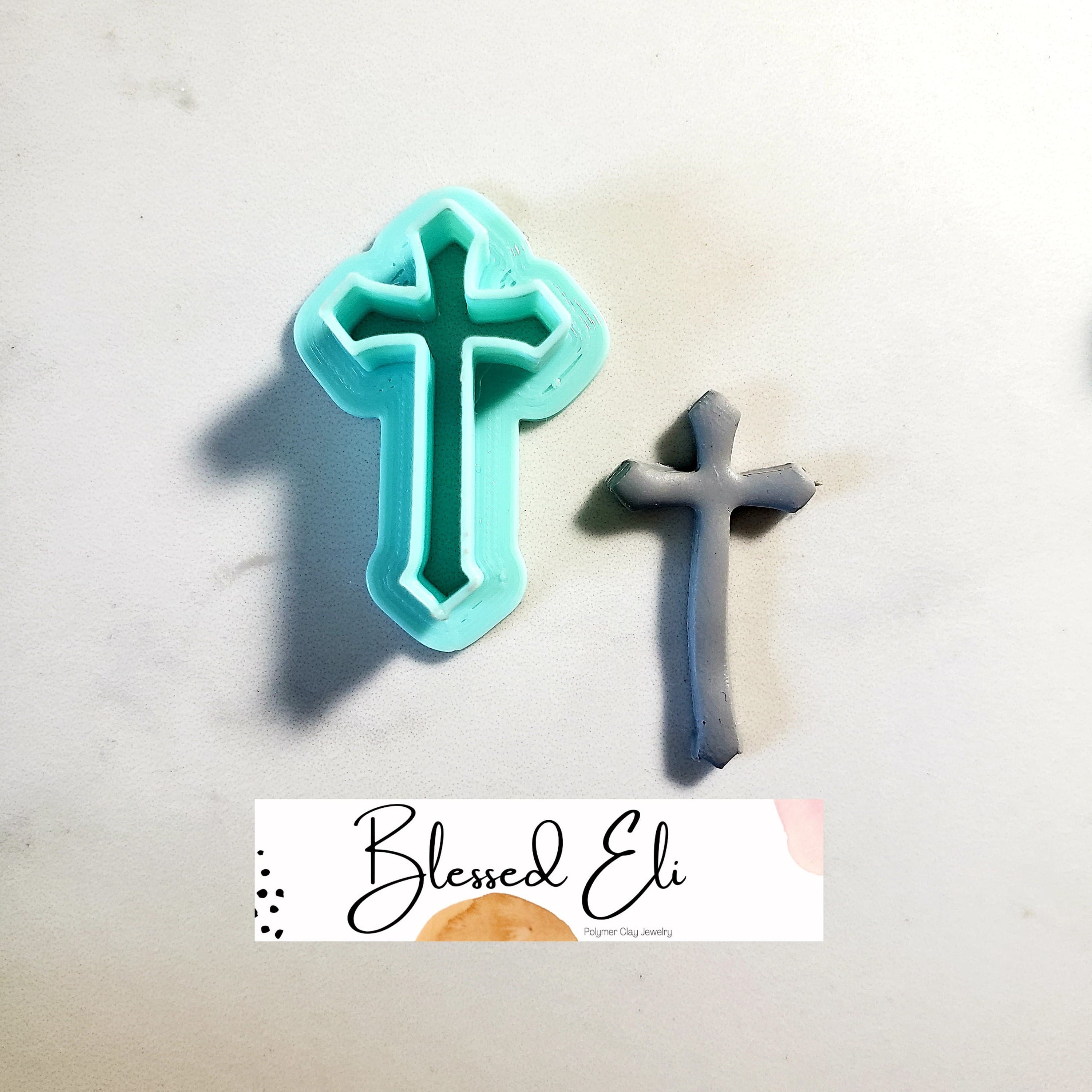 CROSS- Polymer Clay Cutters- Straight Cross, Fancy Cross, Thin Cross - Etsy