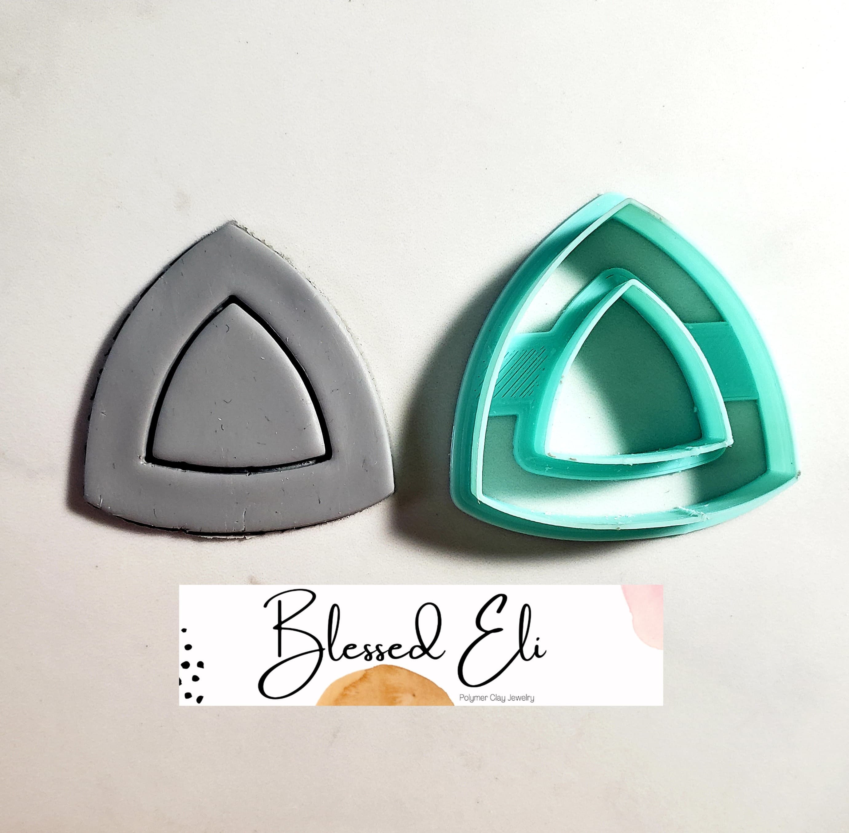 Rounded Triangle Donut Polymer Clay Cutter - Etsy