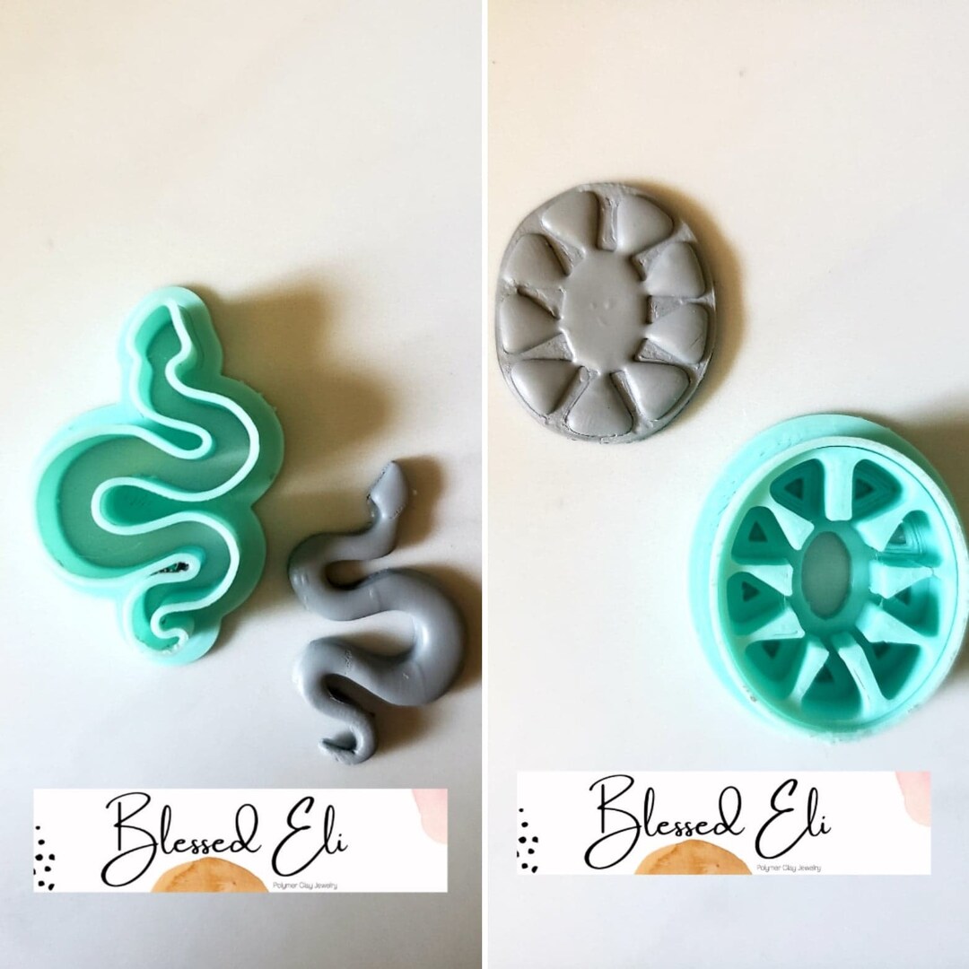 SNAKE- SQUASH BLOSSOM- Polymer Clay Cutter- Clay Cutter ...