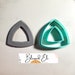 Rounded Triangle Donut Polymer Clay Cutter - Etsy
