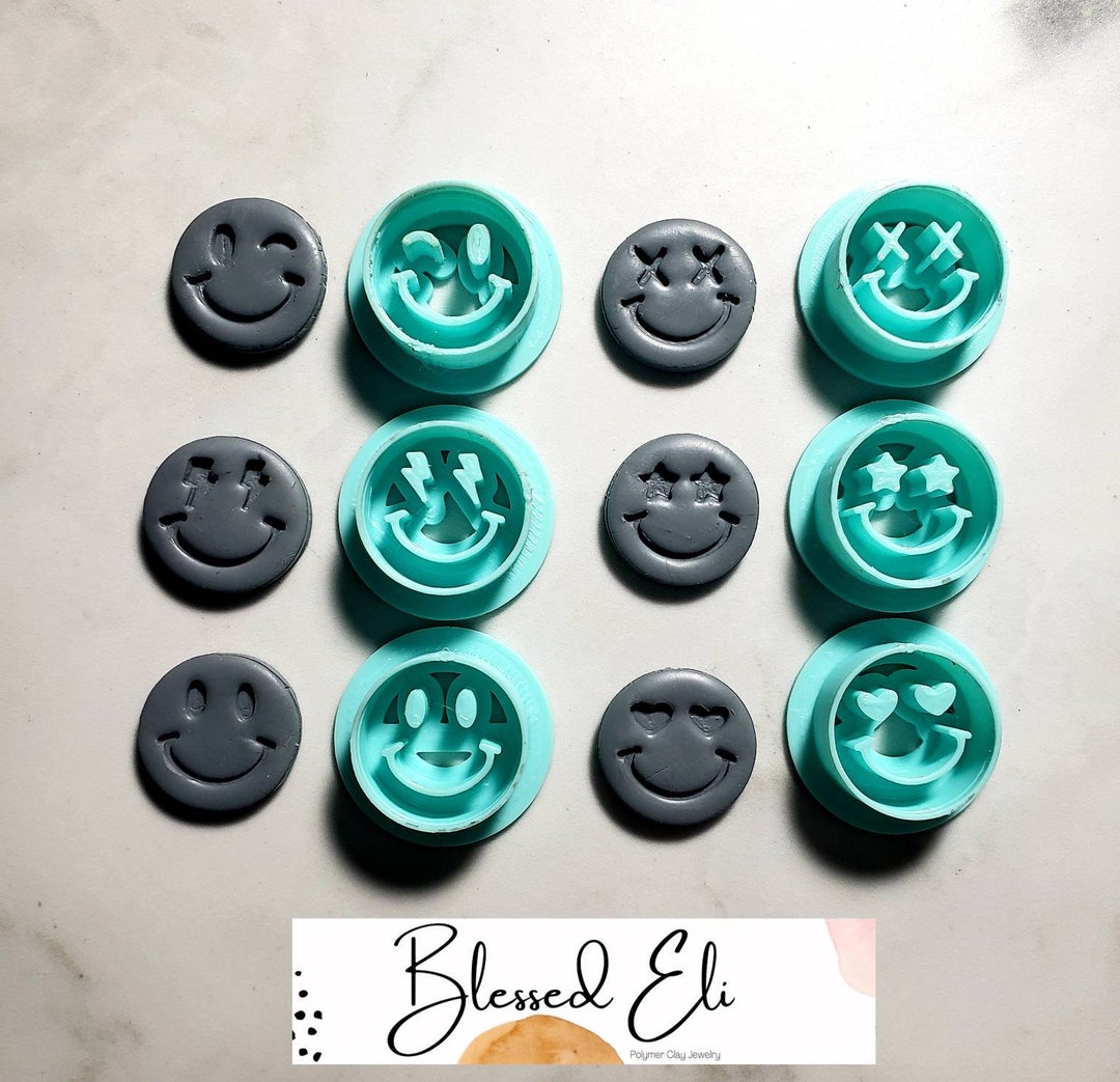 Smiley Face Polymer Clay Cutter - Etsy