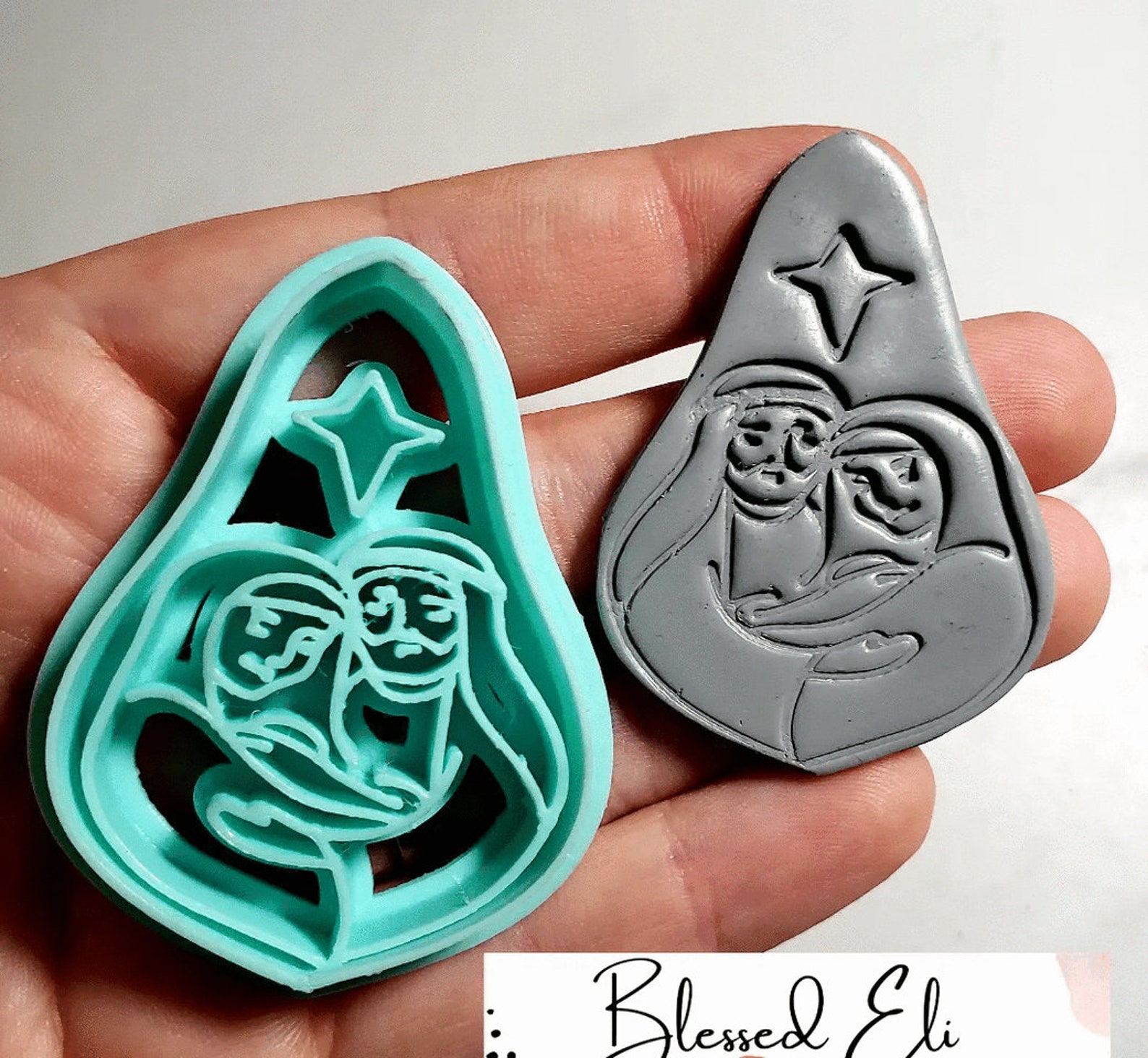 Travel to See Jesus- Polymer Clay Cutters- Nativity Scene, Joy, 3 Wise ...