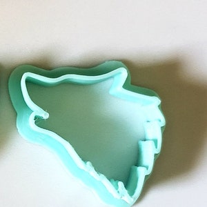 WOLF Clay Cutters- Polymer Clay Cutter/ Stamp- Wolf With Flower Crown ...