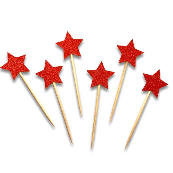 Glitter Star Toppers - Etsy