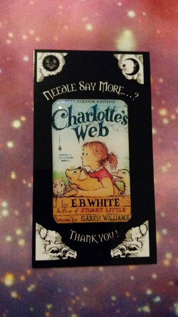 Charlotte's Web E.B White Book Cover Needle Minder | Etsy
