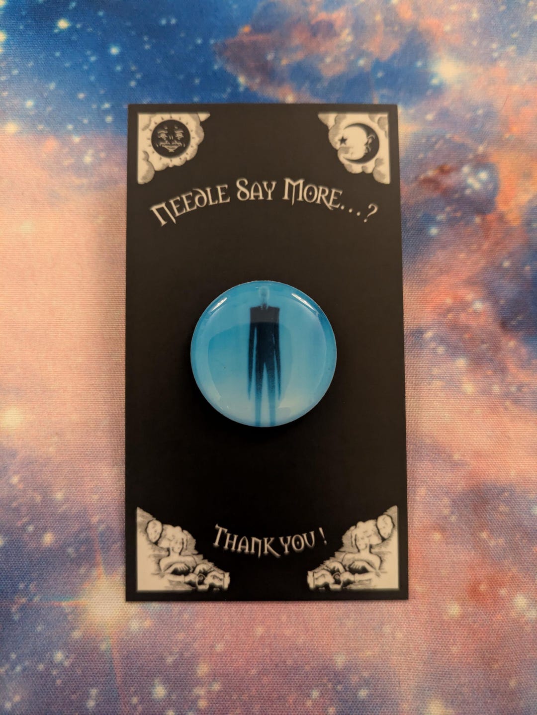 Slender Man - Needle Minder - for Cross Stitch, Embroidery - Etsy