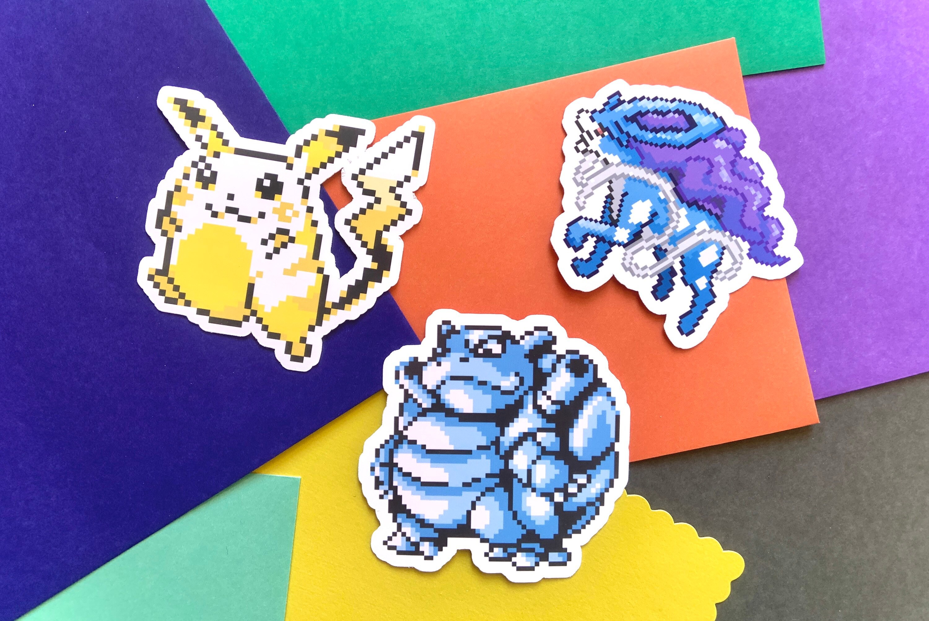 Custom Pokemon Sprite Stickers / Pixelated | Etsy