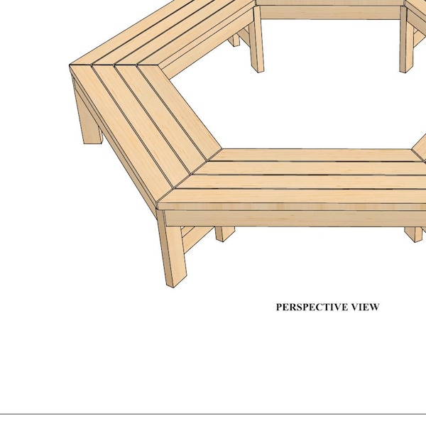 Tree Bench Plans - Etsy
