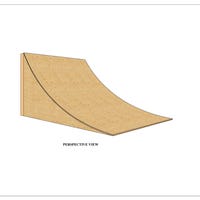 Printable Paper Craft Skate Park Halfpipe / Half-pipe Vert Ramps for ...